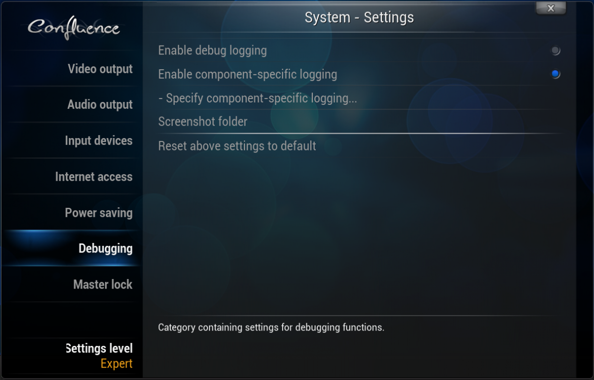 Archive Settings Legacy System V16 Official Kodi Wiki