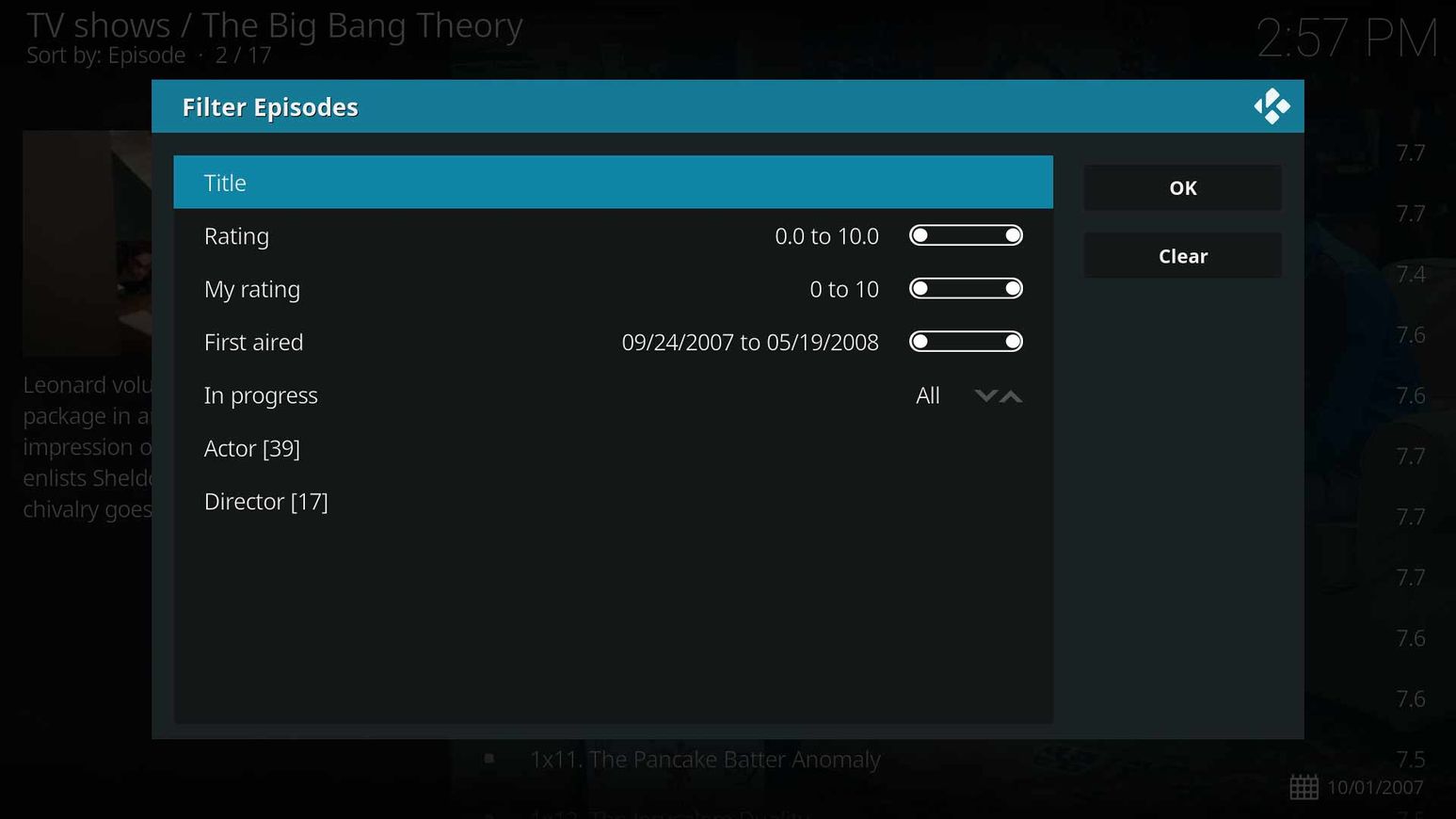 Advanced library filtering - Official Kodi Wiki