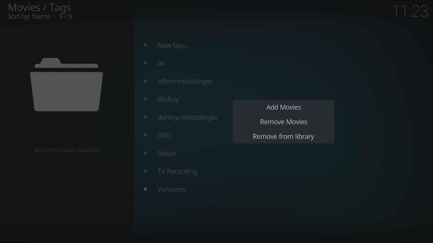 Video library tags - Official Kodi Wiki