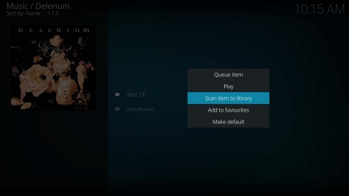 Update Music Library - Official Kodi Wiki