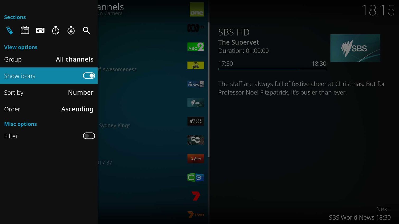 Live TV Artwork - Official Kodi Wiki