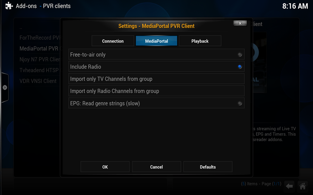 Add-on:MediaPortal PVR Client - Official Kodi Wiki